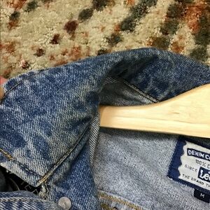 Lee | Jackets & Coats | Vintage 97s Lee Denim Jacket Chevron Harley ...